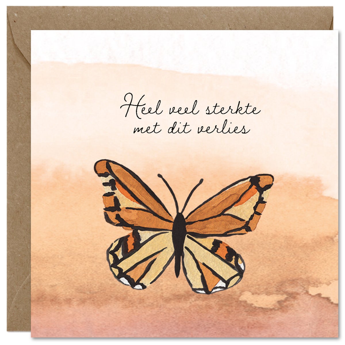 'Sterkte met dit verlies' wenskaart | Liefskarlijn