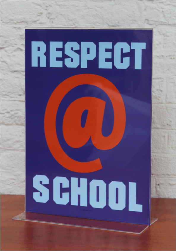 Poster 'Respect@school' A3 | DMS educatief lesmateriaal