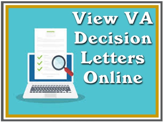View VA Decision Letter Online / Compensation / Veterans Benefits ...