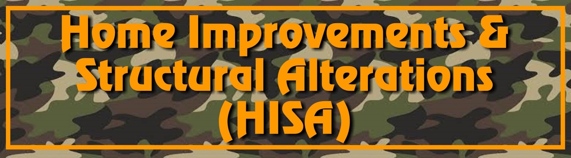 Home Improvements and Structural Alterations (HISA) / Prosthetics ...