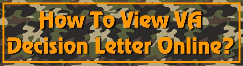 View VA Decision Letter Online / Compensation / Veterans Benefits ...