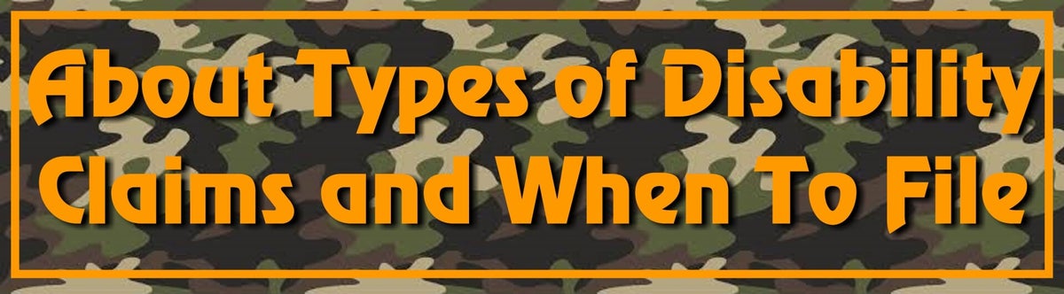 Types of Disability Claims / Veterans Benefits Administration (VBA ...