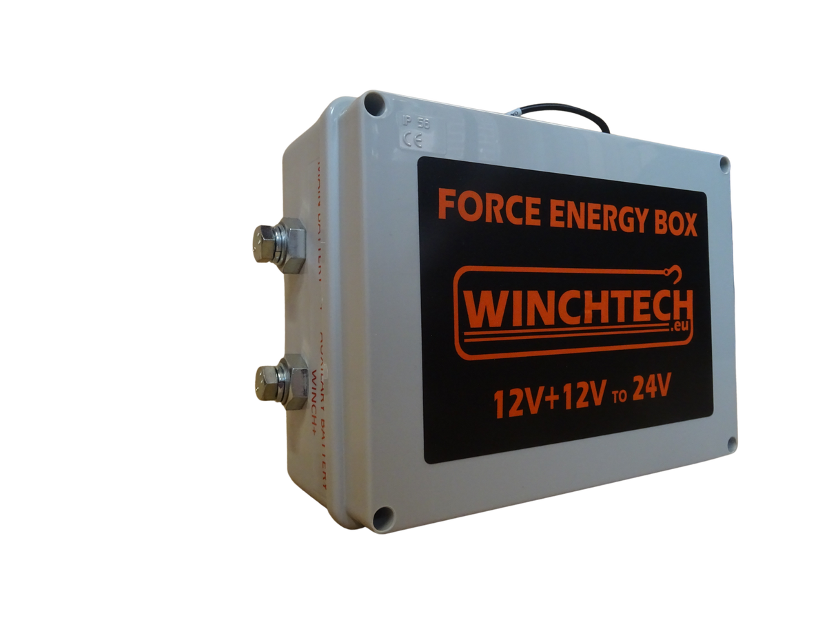 Winchtech Force Energy (booster) Box 12V + 12V naar 24V | Winchtech ...