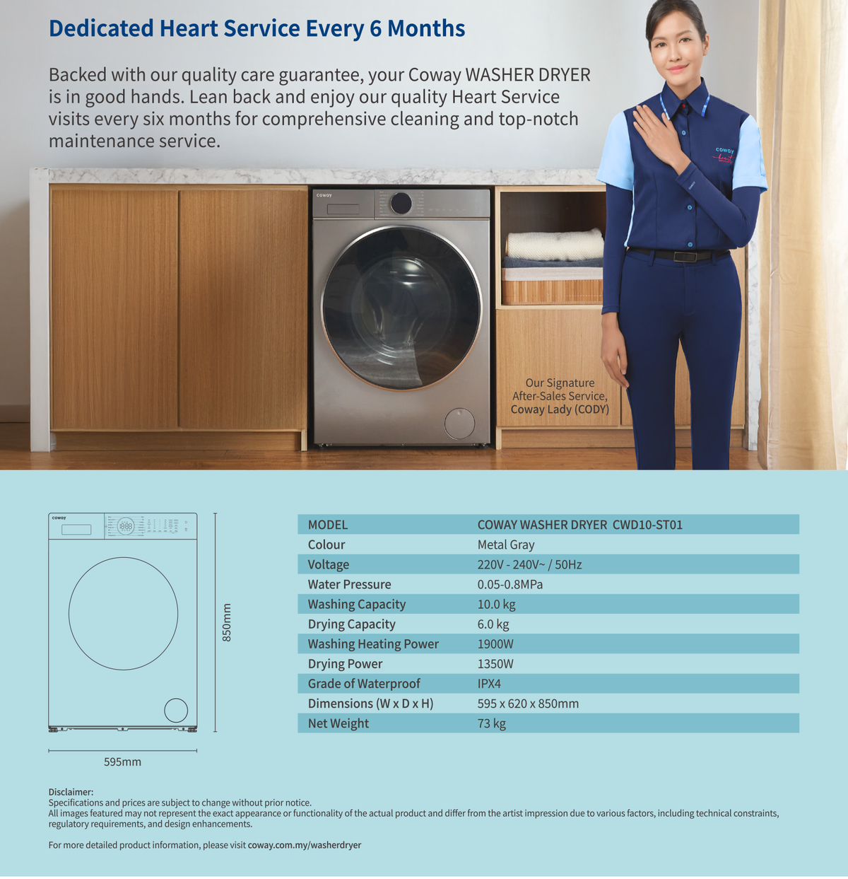Washer dryer | Coway Malaysia
