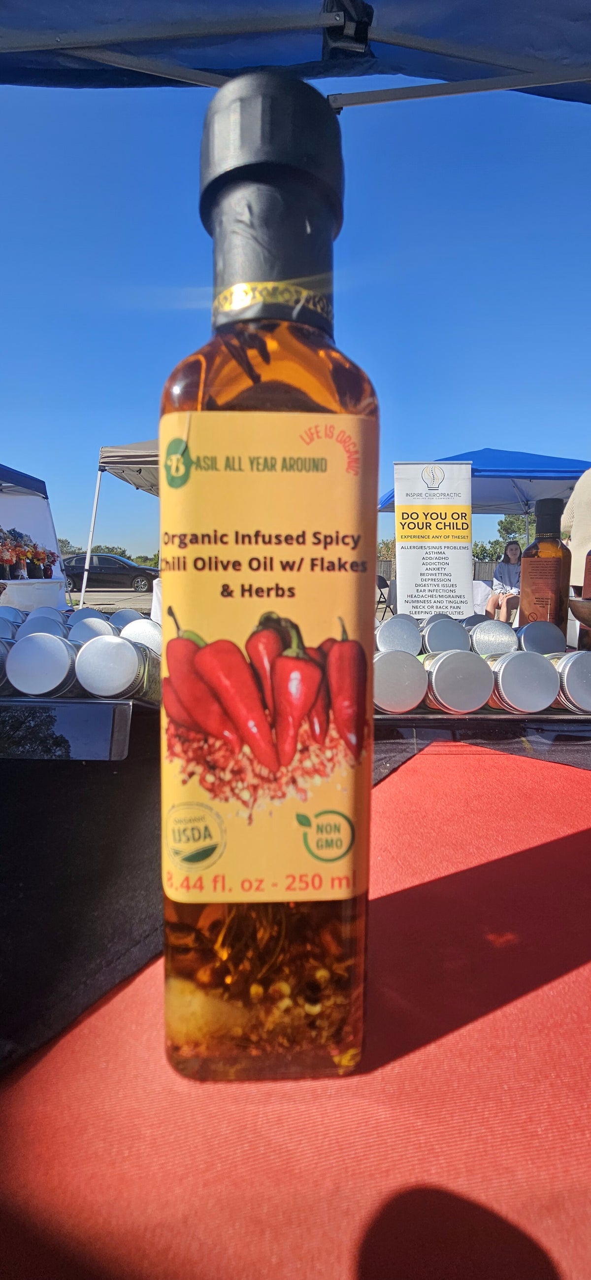 Organic Infused Spicy Chili Oil / Infused Olive Oils | Basil All Year ...