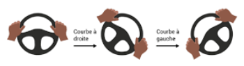 Tenir, tourner le volant et maintenir la trajectoire / MAÎTRISER ...