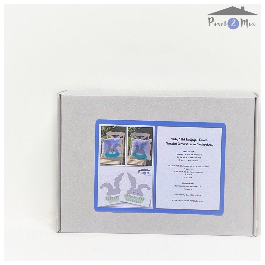 Corner to Corner (C2C) Crochet Boxes | www.pixel2mix.com