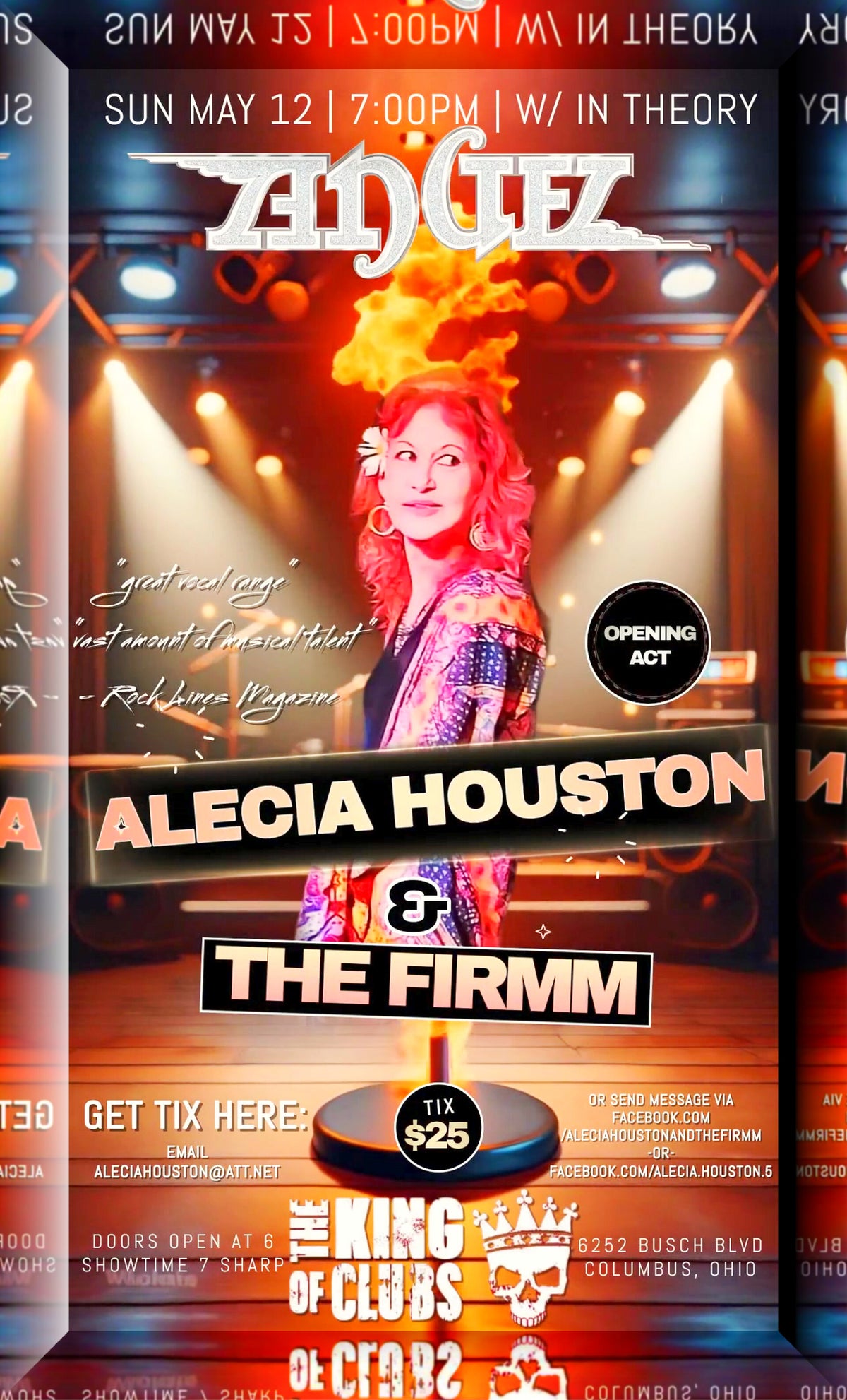 The King of Clubs welcomes Alecia Houston & The Firmm Sunday, May 12th ...