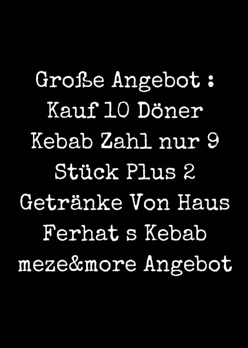 Ferhat s Döner Kebab meze&more