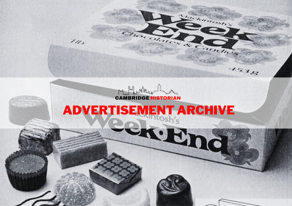 Advertisement Archive / Archive | Cambridge Historian