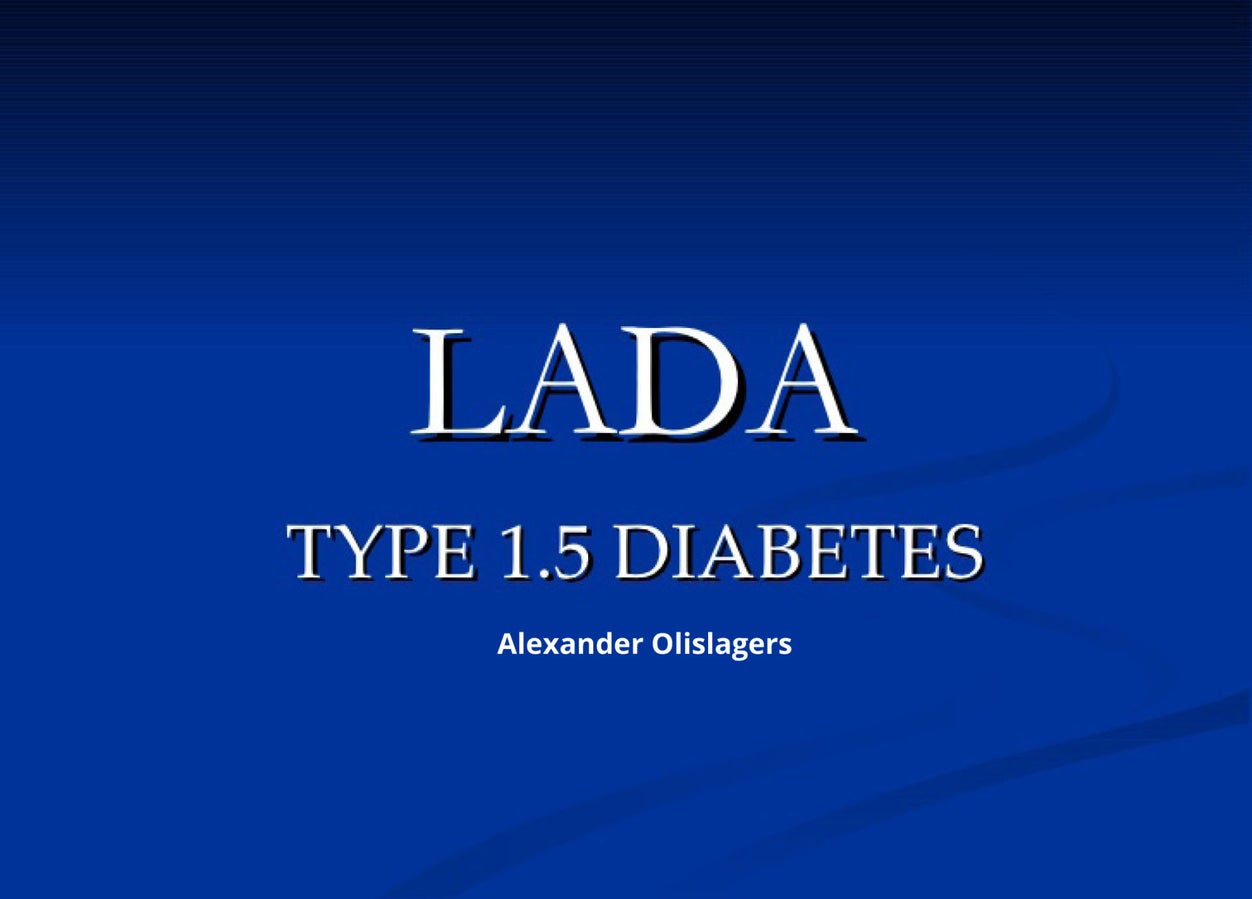 LADA | Genezen van Diabetes Type 2