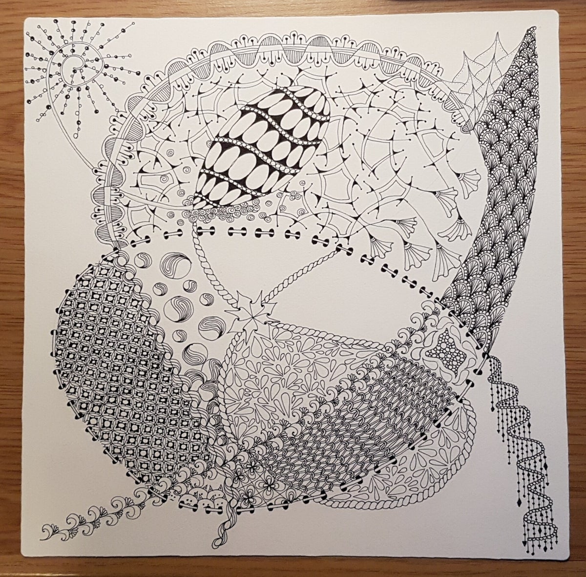 Zentangle Opus Tile | Letstangle