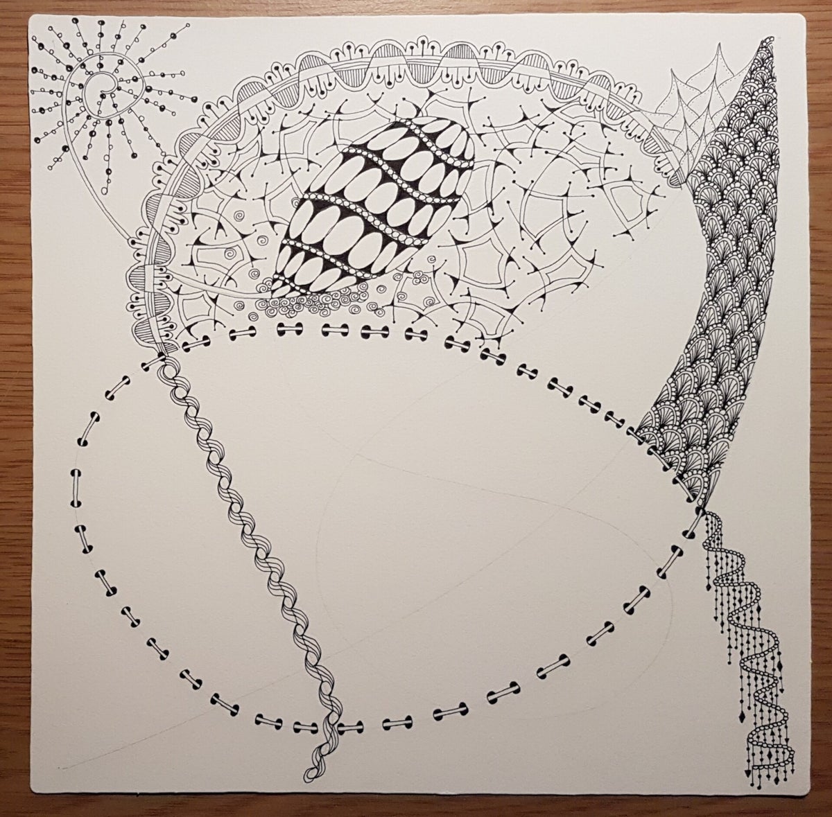 Zentangle Opus Tile | Letstangle