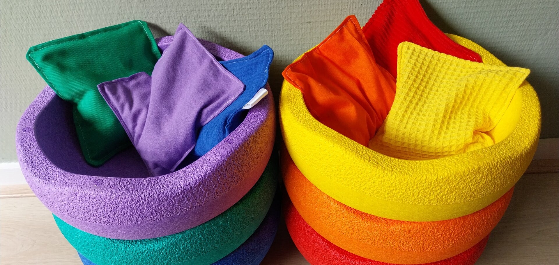 Sensorische pittenzakjes speelgoed