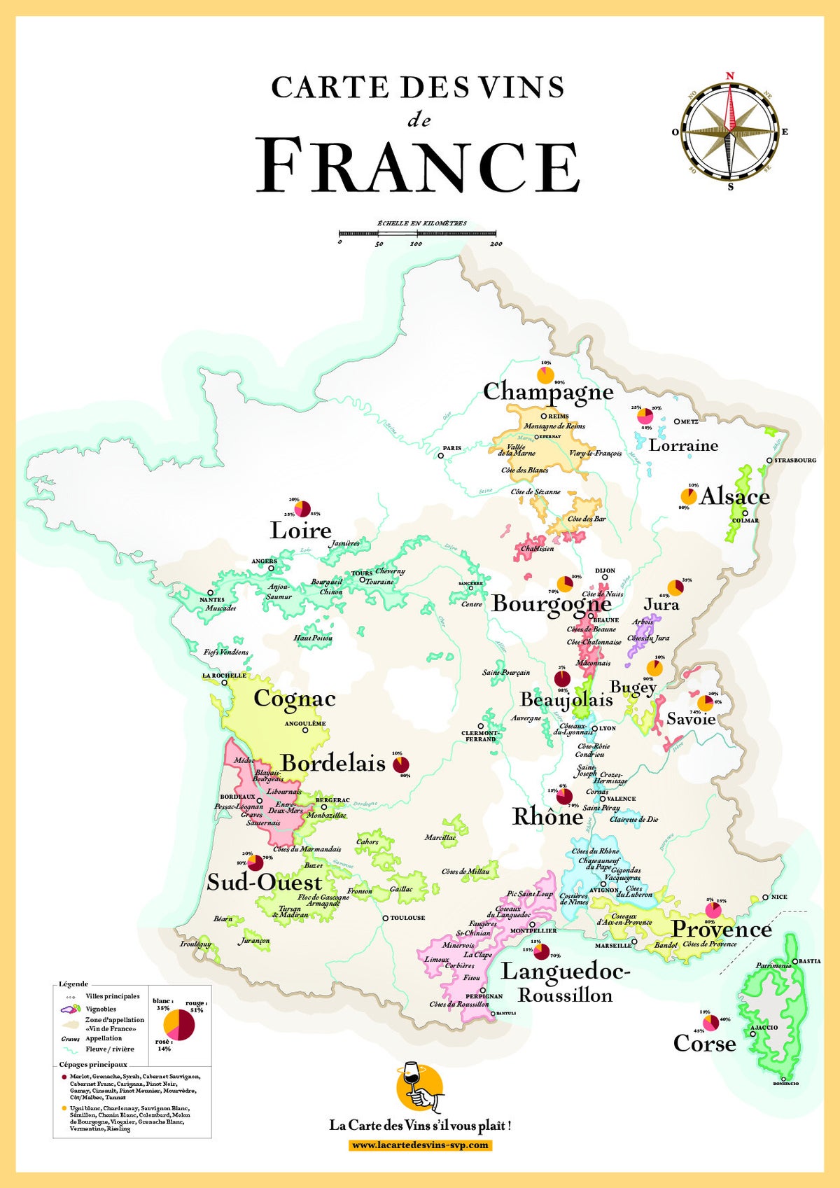Cartes des Vins de France
