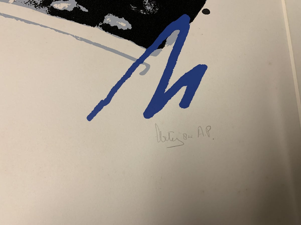 1439 - Arty Grimm - Zwarte balk | kunst-outlet.nl