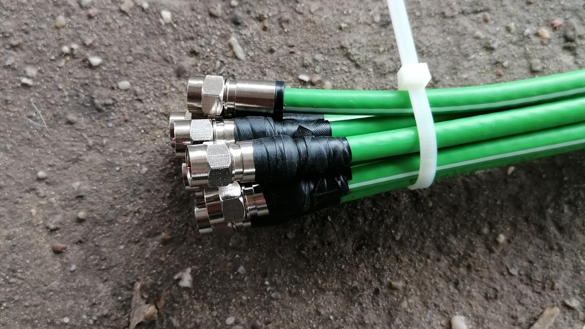 Coax and delay lines / 9 circle RX array (2020/21) / 9 circle RX array ...