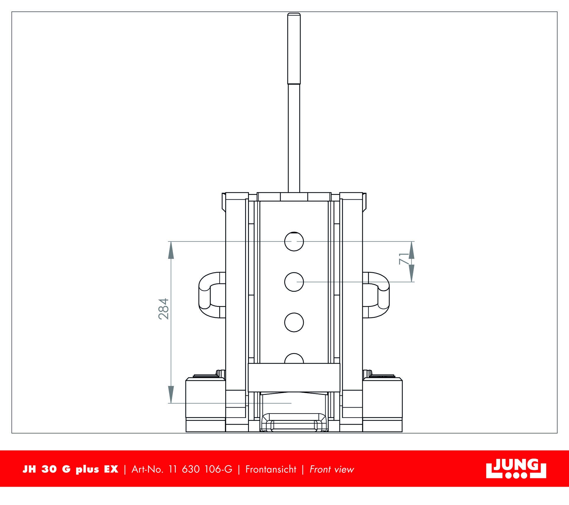 JUNG JH 30 G plus EX - Maschinenheber ohne integrierte Pumpeneinheit ...