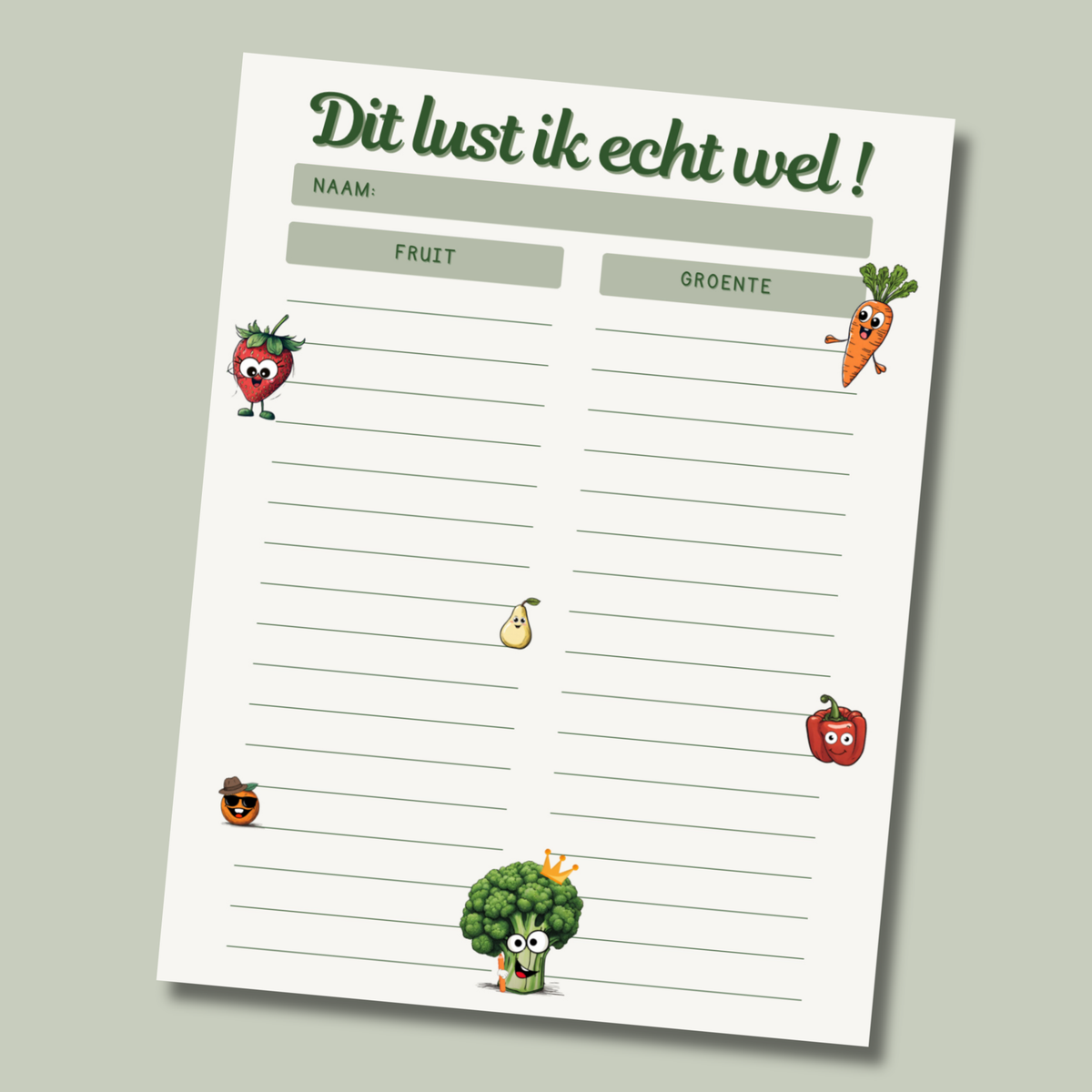 'Dit lust ik echt wel' - lijst | a.dutch.mom