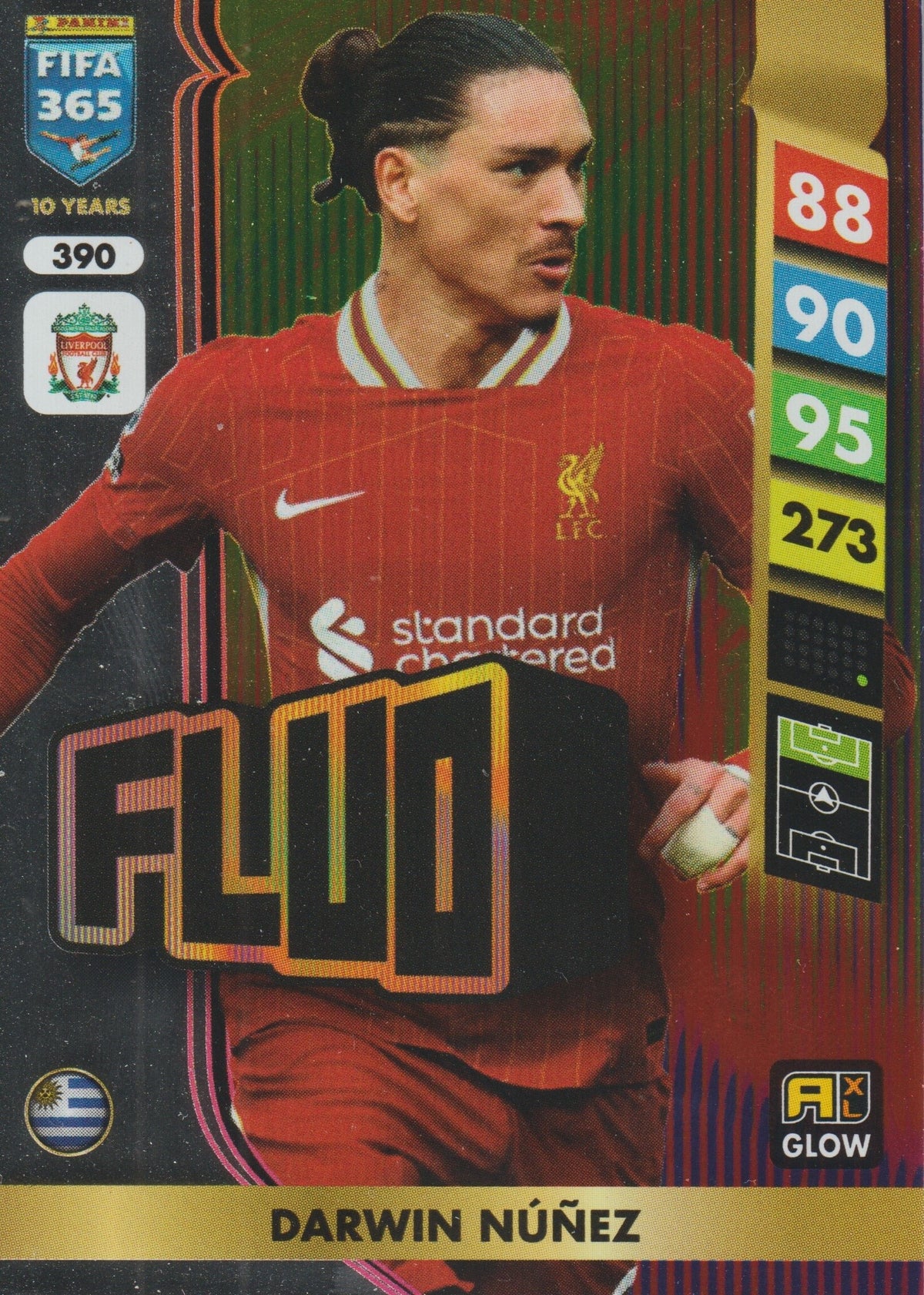 #390: Darwin Núñez (Liverpool) - Panini FIFA 365 Adrenalyn XL 2025 ...