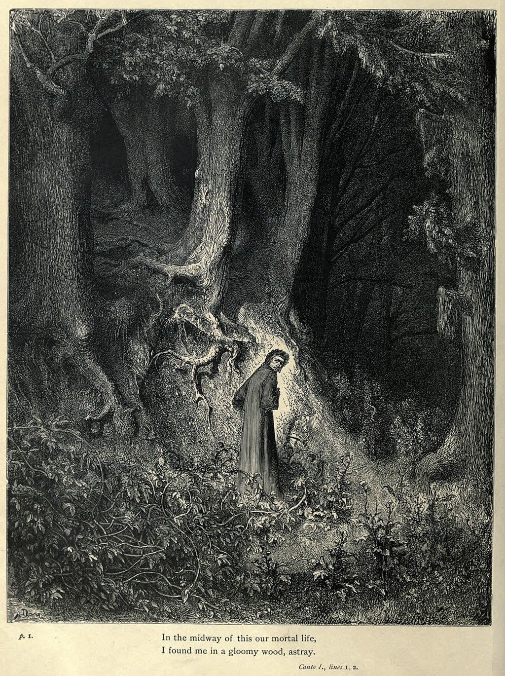Nel mezzo del cammin di nostra vita / Dante Alighieri / Italiaanse ...