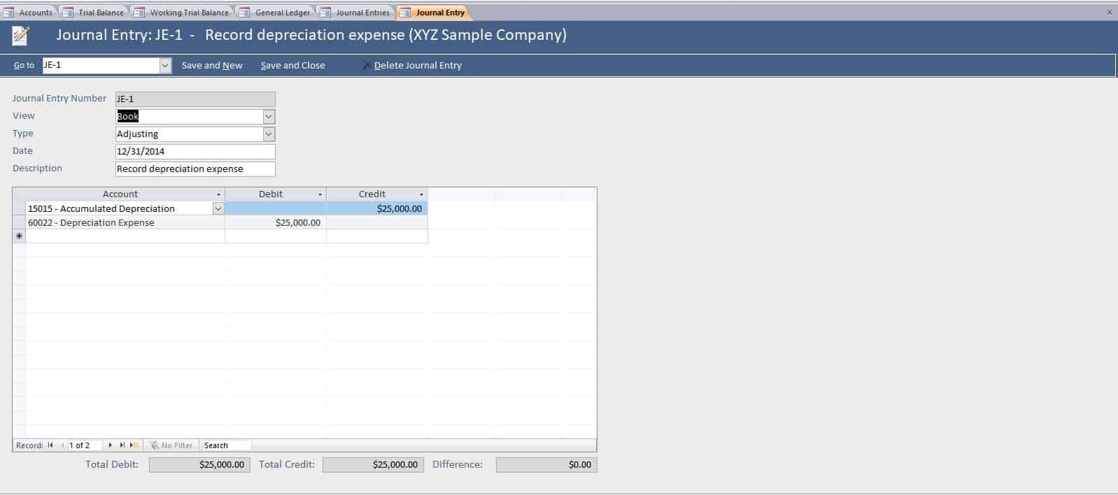 EZ Trial Balance Software
