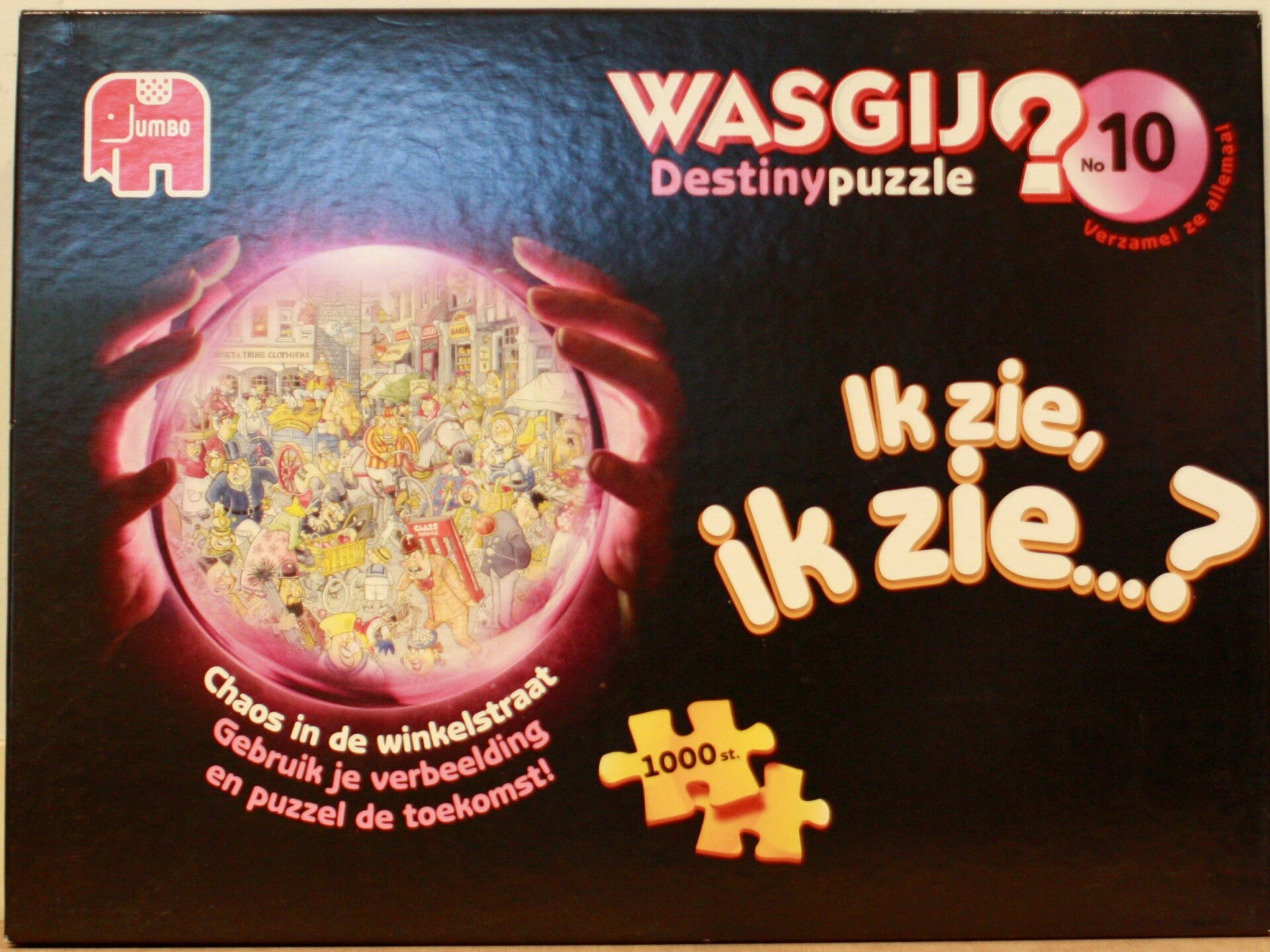 WasGij Destiny puzzel 10 Chaos in de winkelstraat 1000 st. | Bekant Alles