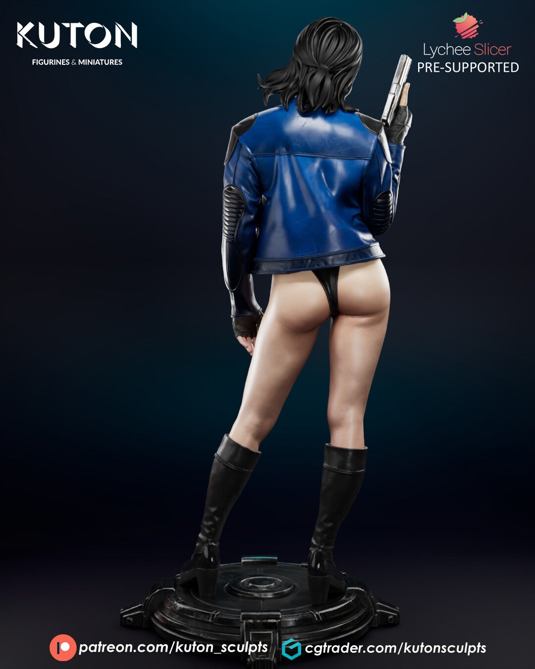 Adora - Bust - by Kuton Figurines | Immortalizing MiniPrints