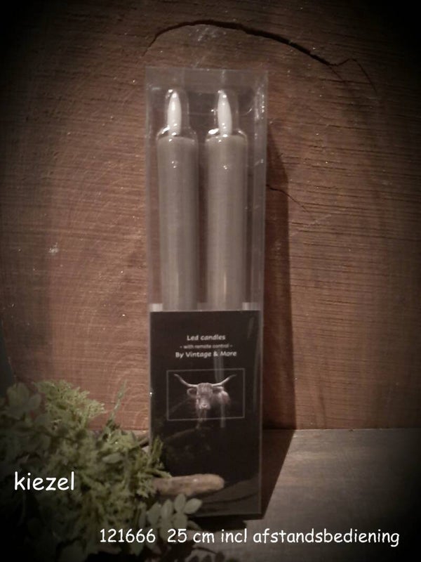 121666 led dinnerkaars kiezel 25 cm gaan per 3 pakjes | Groothandel ...