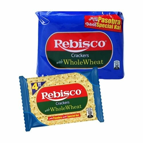 Rebisco Whole Wheat Crackers Pack 10x 32gr | AsianShop.be