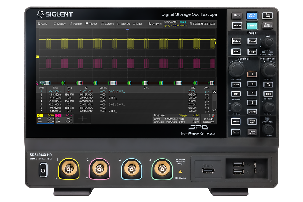 SDS1000X HD Series **NEW** / oscilloscopes | siglent.eu