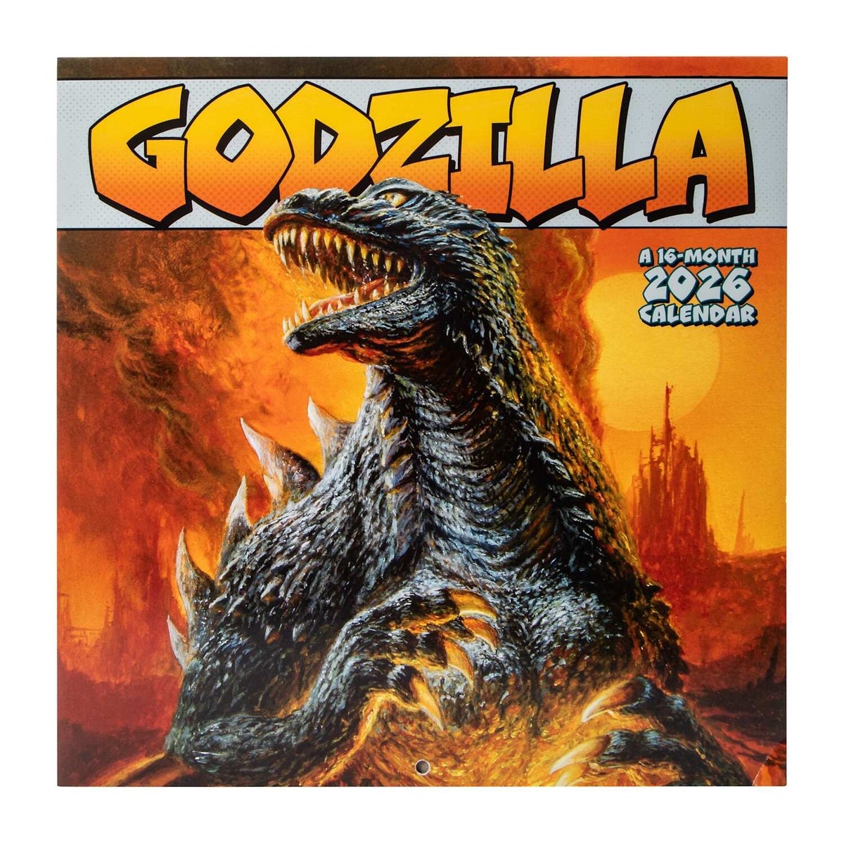 Godzilla 2026 Wall Calendar (16-Month) | Learning Made Fun With Maestra ...