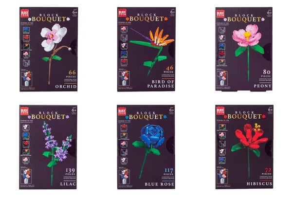Block Tech® Bouquet Flower Building Sets (multiple options) | Learning ...