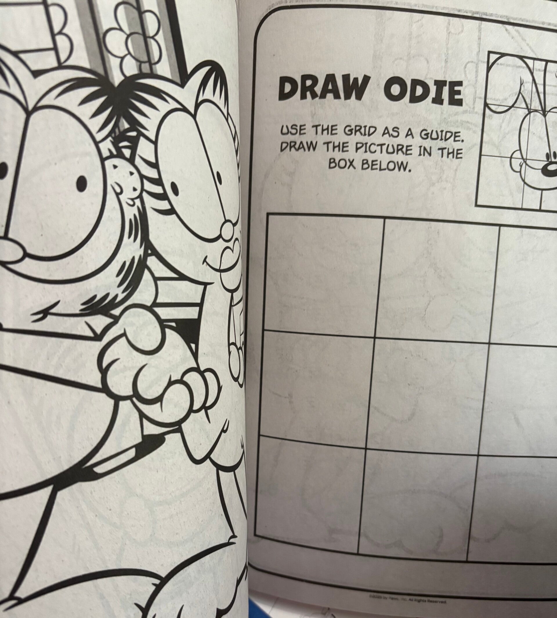 Garfield Just Pretend I’m Listening Coloring - Activity Book | Learning ...
