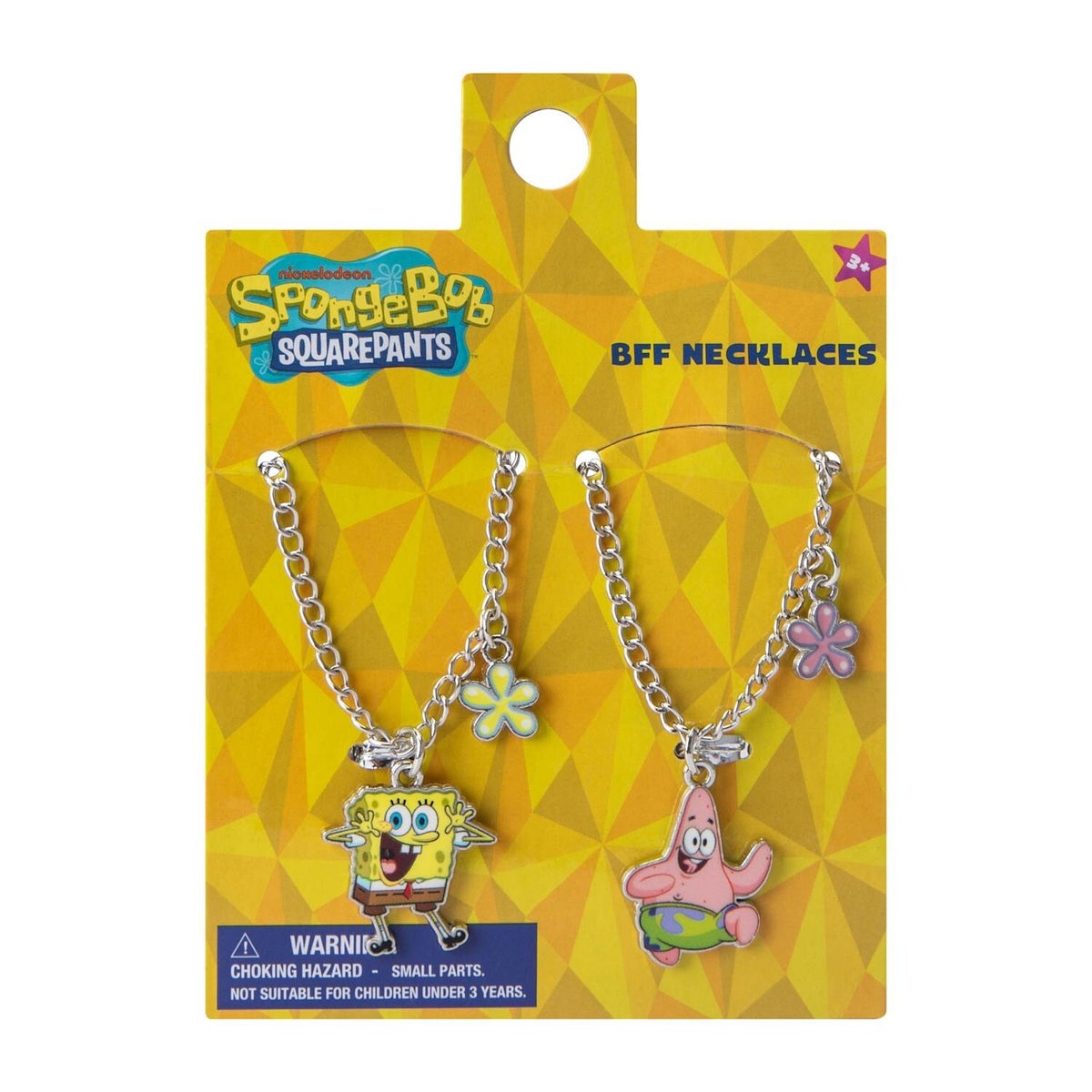 Pair of Friendship Necklaces featuring Spongebob Squarepants & Patrick ...