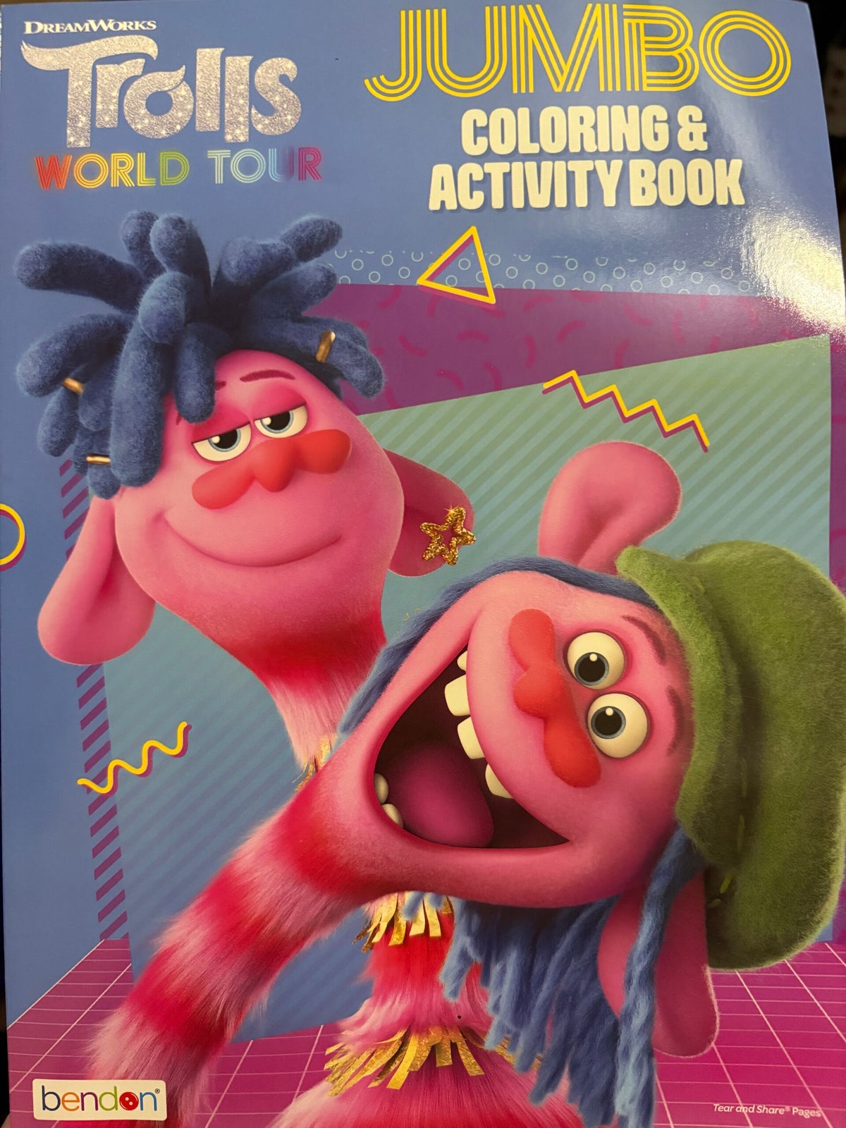 Trolls World Tour Jumbo Coloring - Activity Book | Learning Made Fun ...