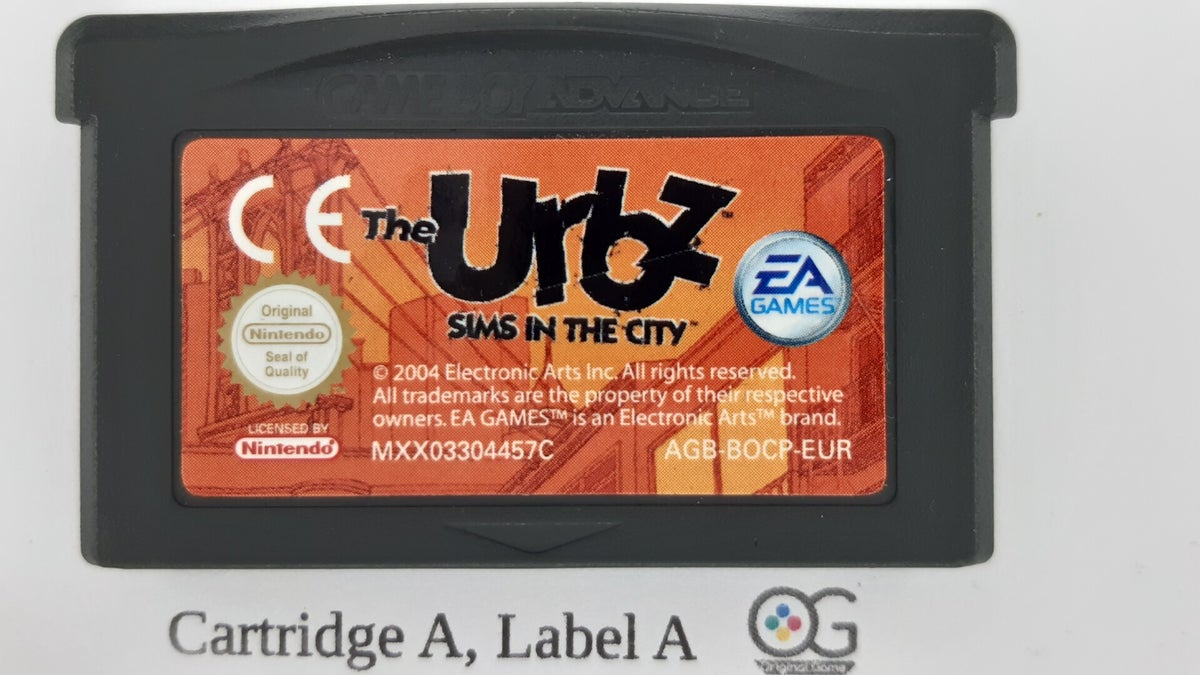 AGB Cartridge: The Urbz Sims in the City -EUR | OriginalGame