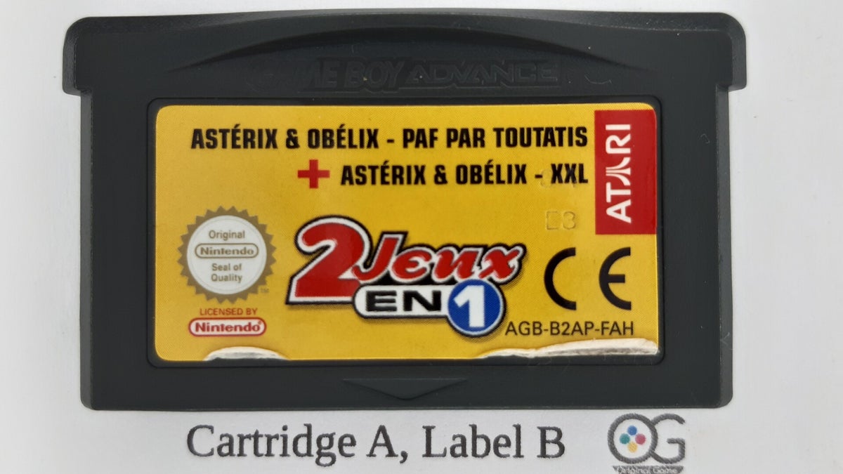 AGB Cartridge: 2 in 1 Asterix & Obelix XXL + Bash Them All / Paff them ...