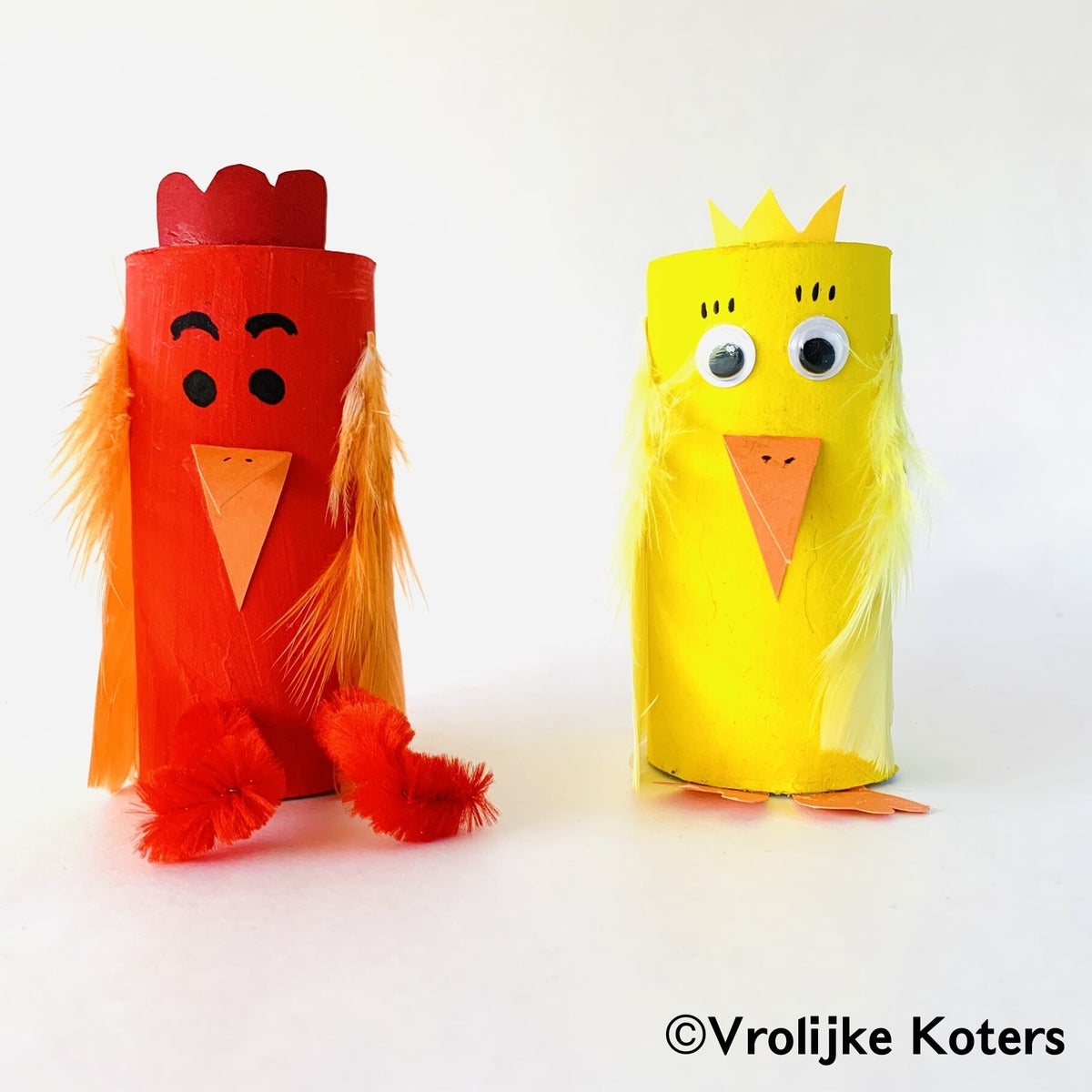 Kip Kuiken Wc-rol / PASEN / LENTE & ZOMER | Vrolijke Koters