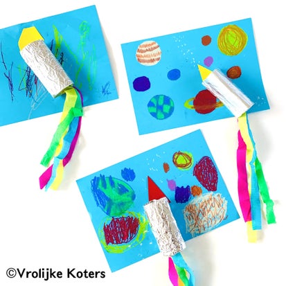 Ruimte Raket / LENTE & ZOMERKNUTSELS / LENTE & ZOMER | Vrolijke Koters