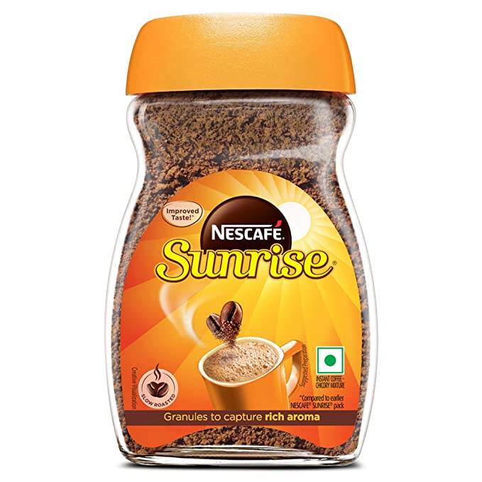 Nescafe Sunrise Instant Ground Coffee - Chicory Mixture Jar, 200 g ...