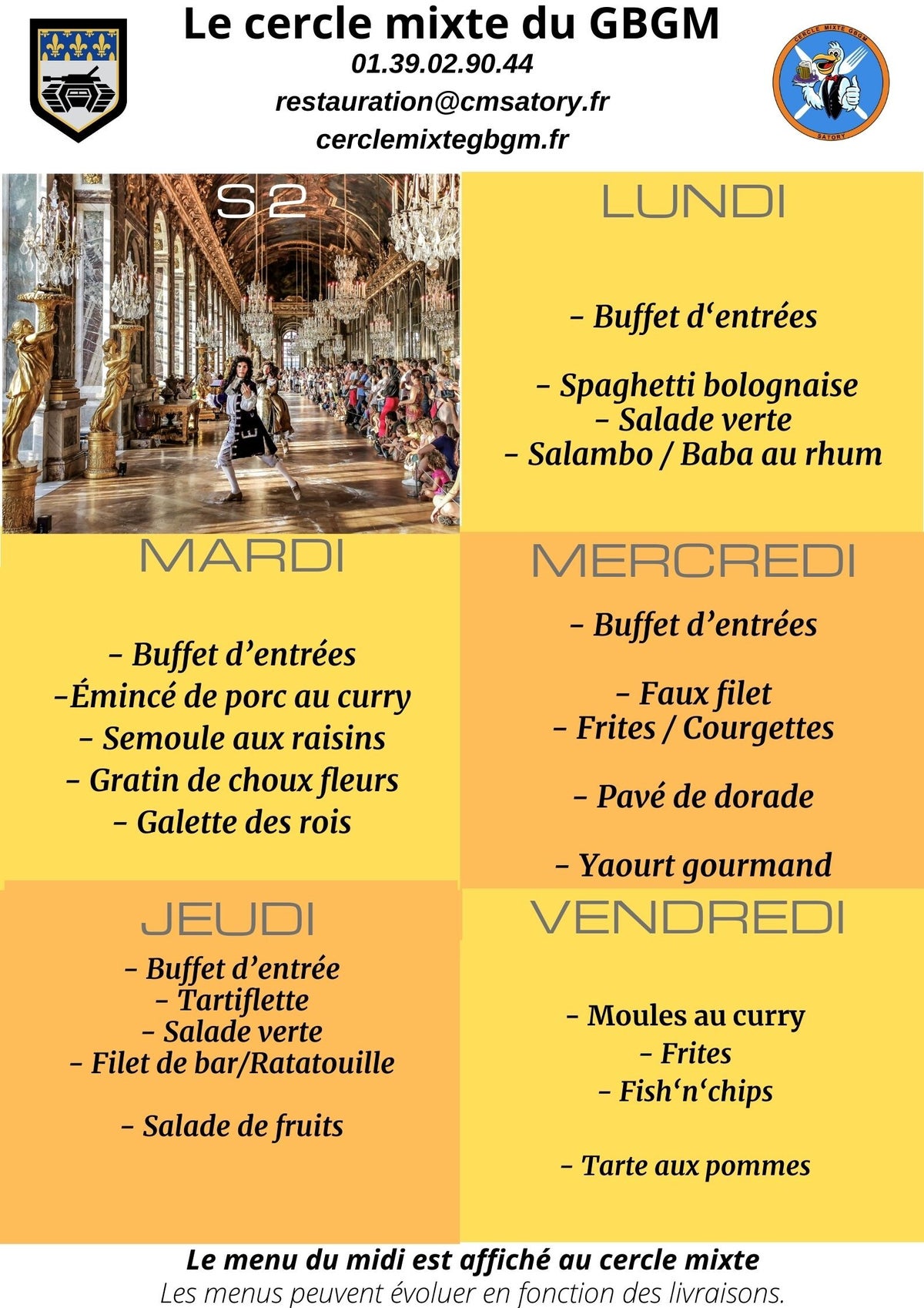 Self + Menu | Cercle mixte du GBGM