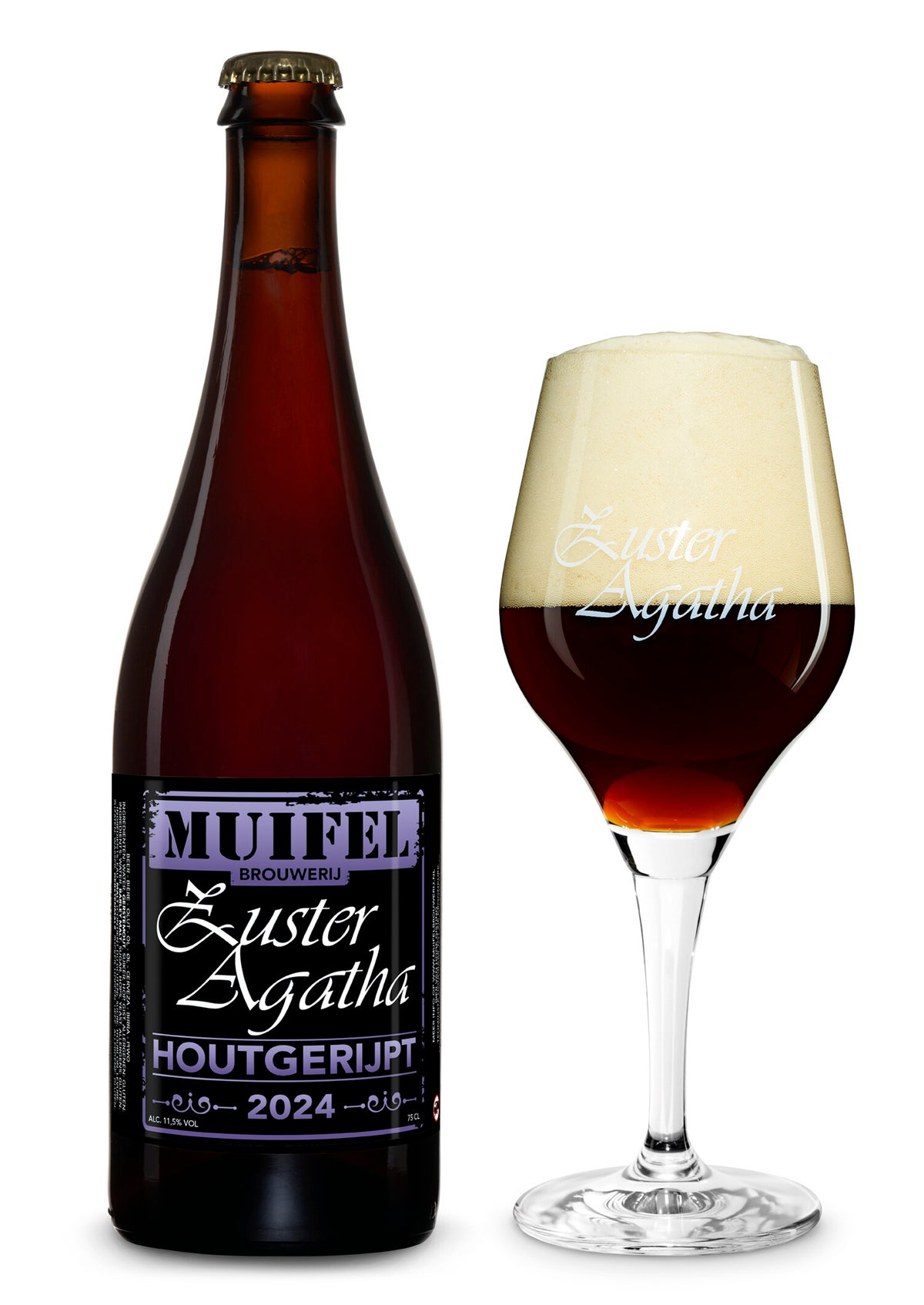 Zuster Agatha Houtgerijpt 2024 inclusief kist | Muifelbrouwerij