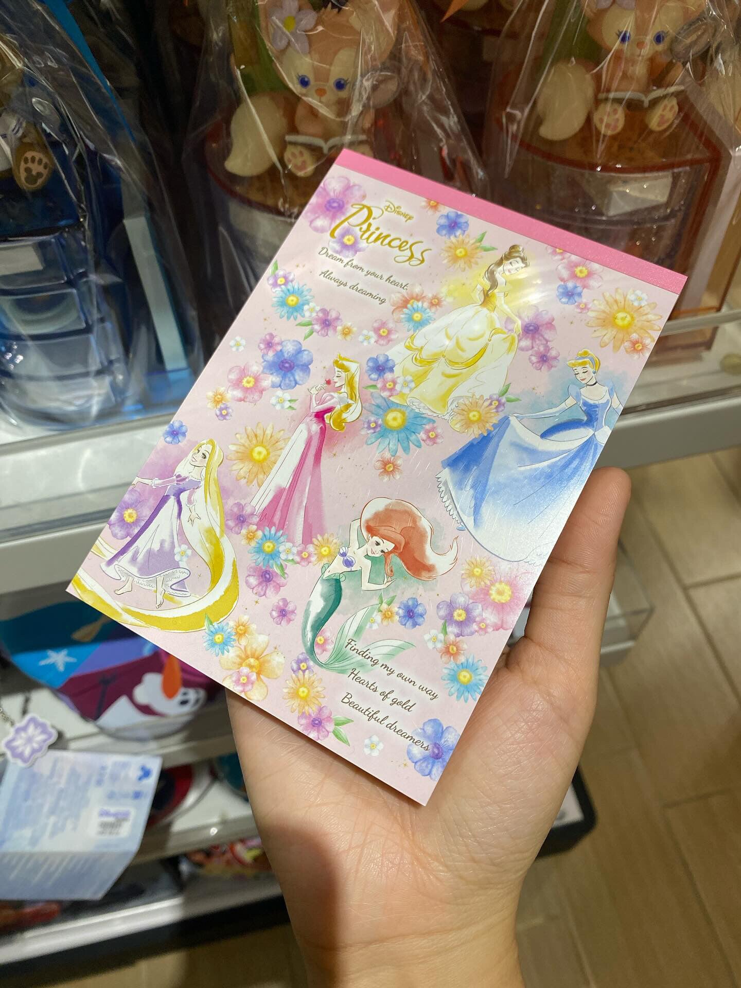 Notepad Disney princesses - HONG KONG DISNEYLAND | Magical Castle Store