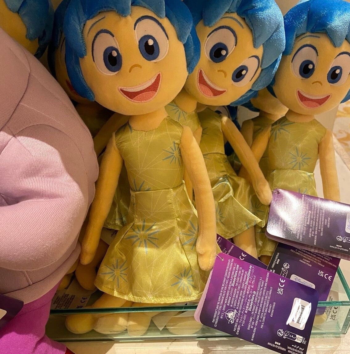 Joy plush - inside out 2 - Disneyland Paris | Magical Castle Store
