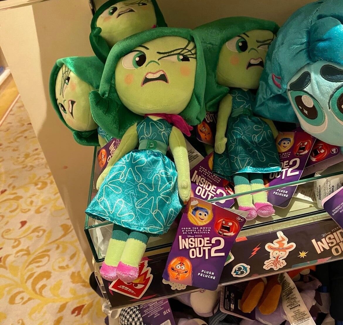 Disgust plush - inside out 2 - Disneyland Paris | Magical Castle Store