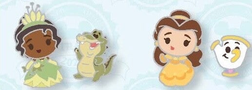 Princess & sidekick pin set - February 2025 - Disneyland Paris ...