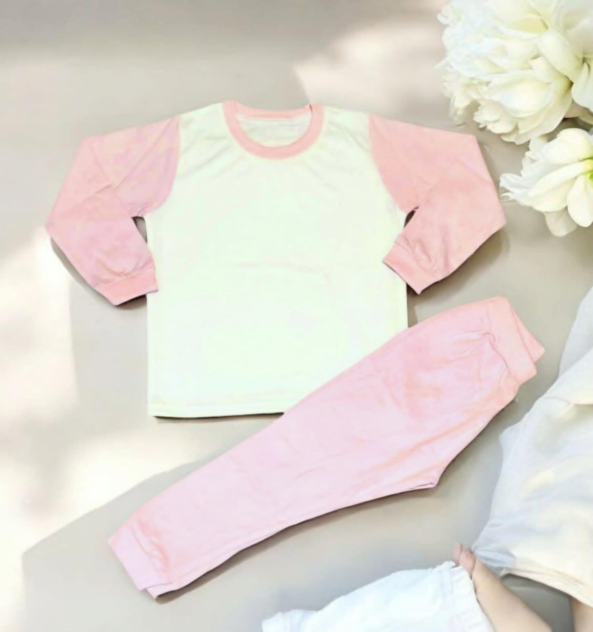 -Adults Pink Pyjamas | Shamrock Wholesale Blanks LTD