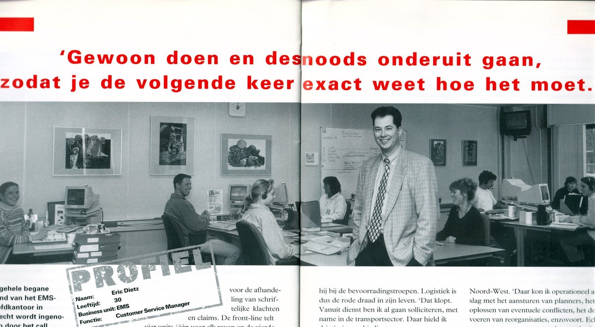 Eric Dietz, een carrière in de pakjes / Interviews | Een Postgeschiedenis