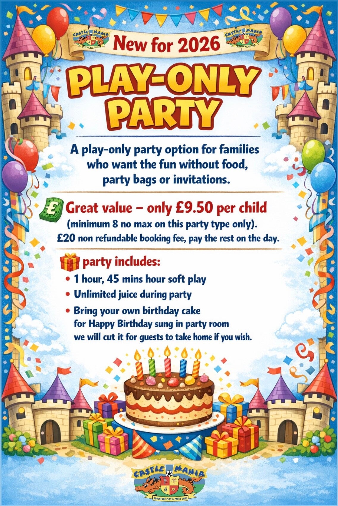 Birthday Parties | Castle Mania